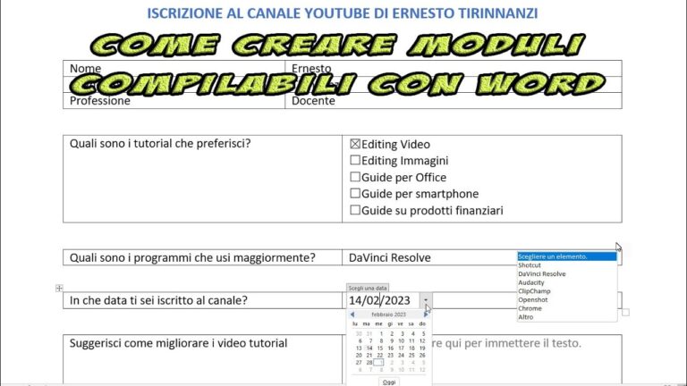 Guida alla compilazione del formato da compilare | Actualizado ...